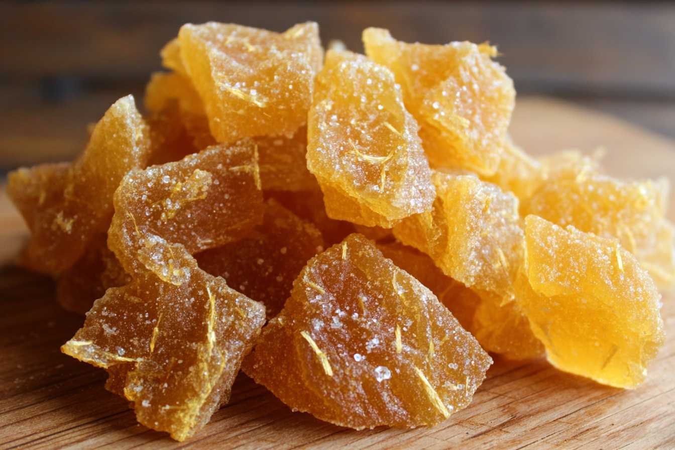 Easy Homemade Ginger Chews with Fresh Ginger